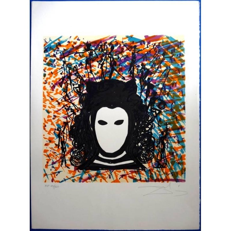 Salvador Dalí­ - Salvador Dali - The Hidden Face - Original HandSigned ...