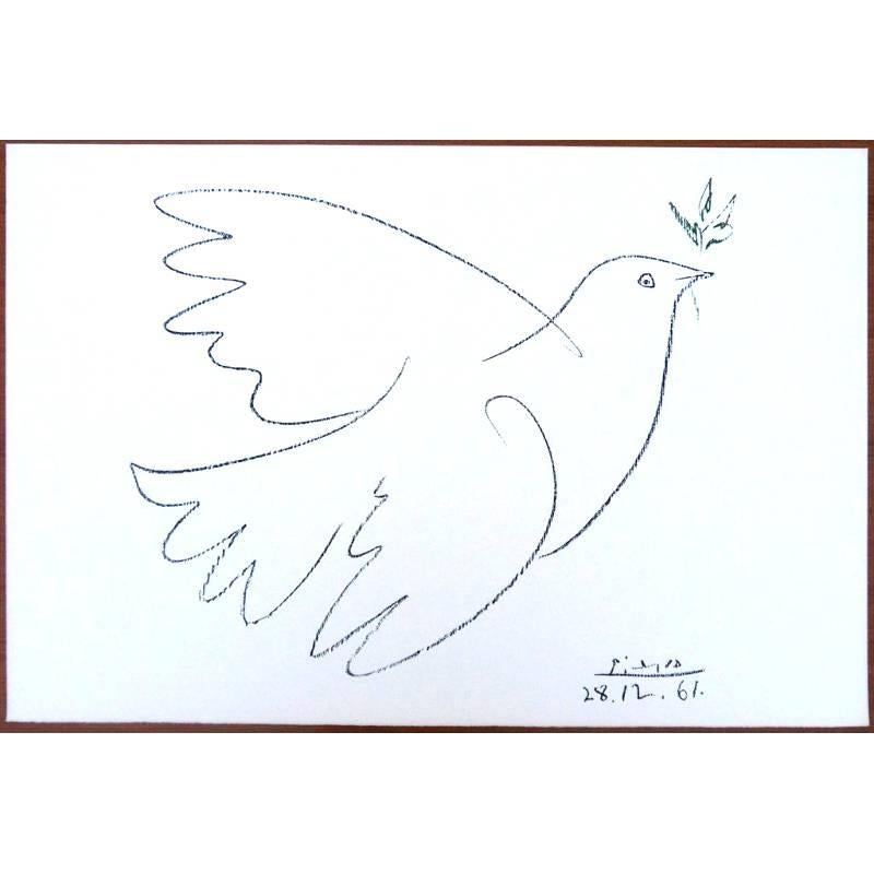 Pablo Picasso - After Pablo Picasso - Lithograph - The Peace Dove at ...