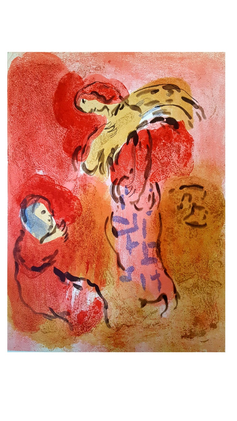 Marc Chagall - Marc Chagall - The Bible - Ruth Gleaning - Original ...