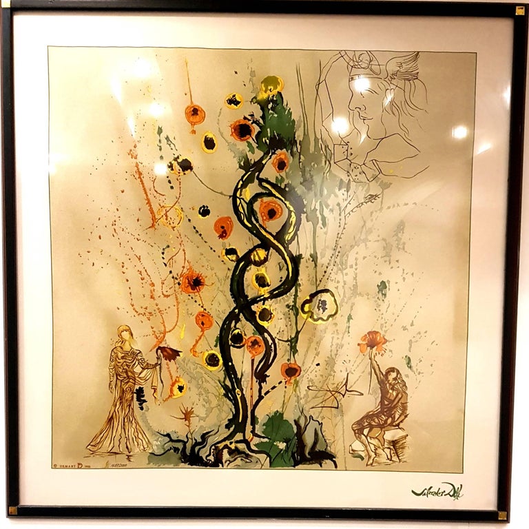 (after) Salvador Dali - after Salvador Dali - Screen Printing on Silk ...