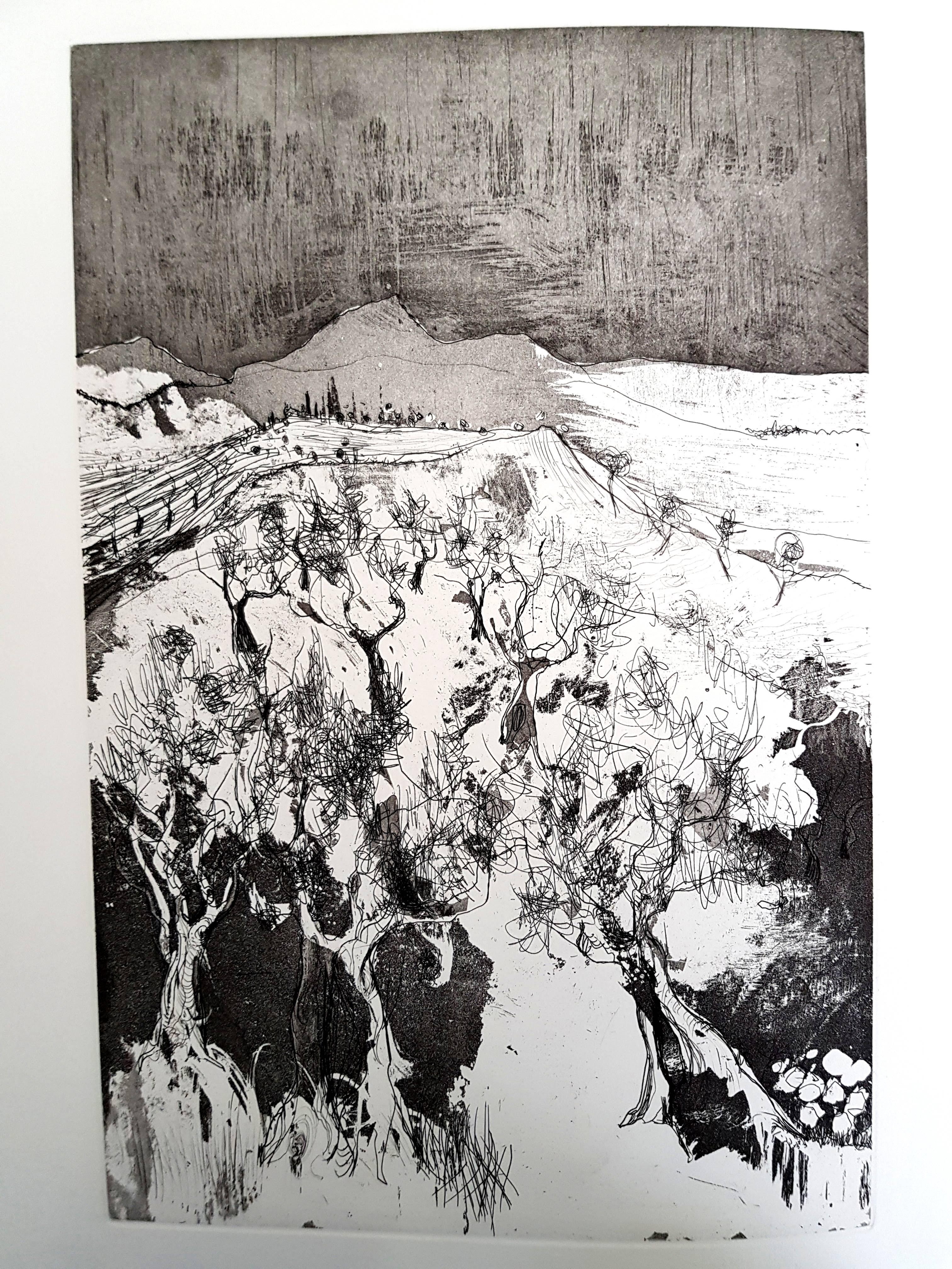 Jean Jansem - Jean Jansem - Original Etching at 1stDibs