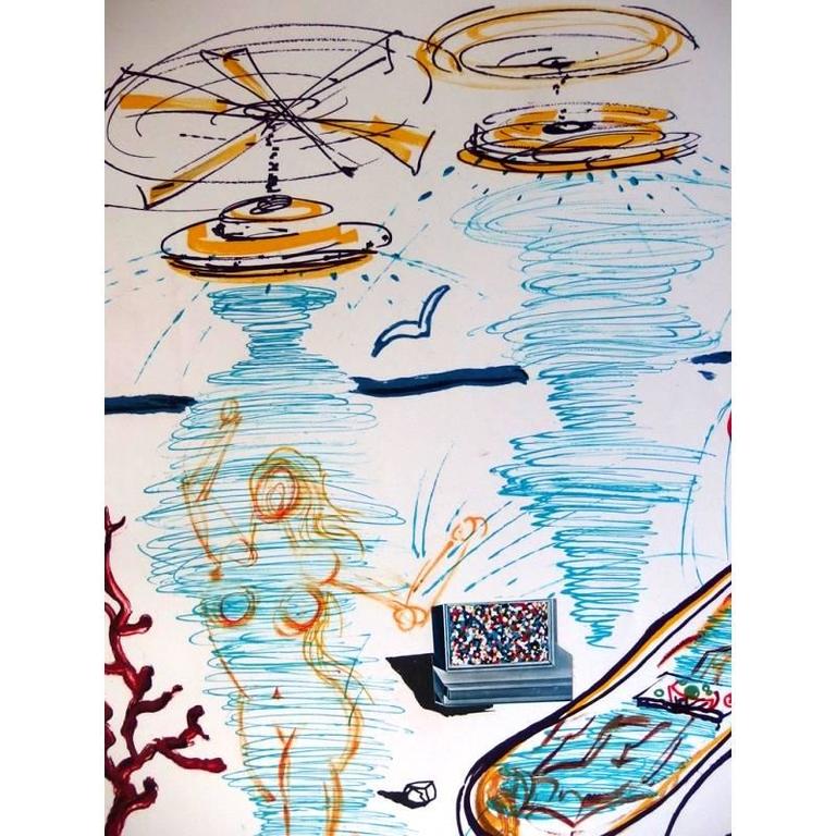 Salvador Dalí­ - Salvador Dali - Liquid Tornado Bathtub - Original ...