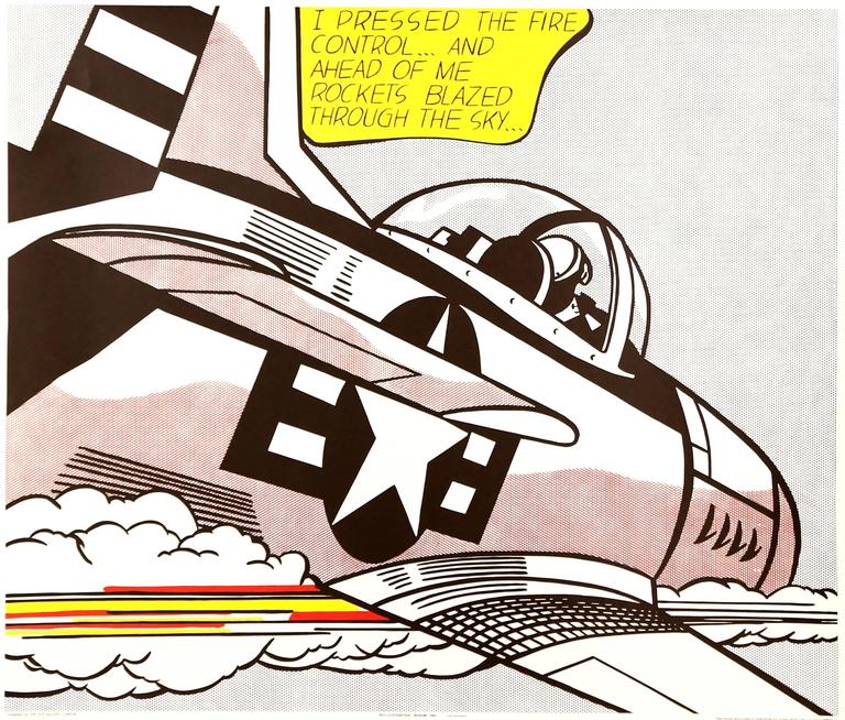 (after) Roy Lichtenstein - Whaam! - Complete Diptych at 1stDibs | whaam ...