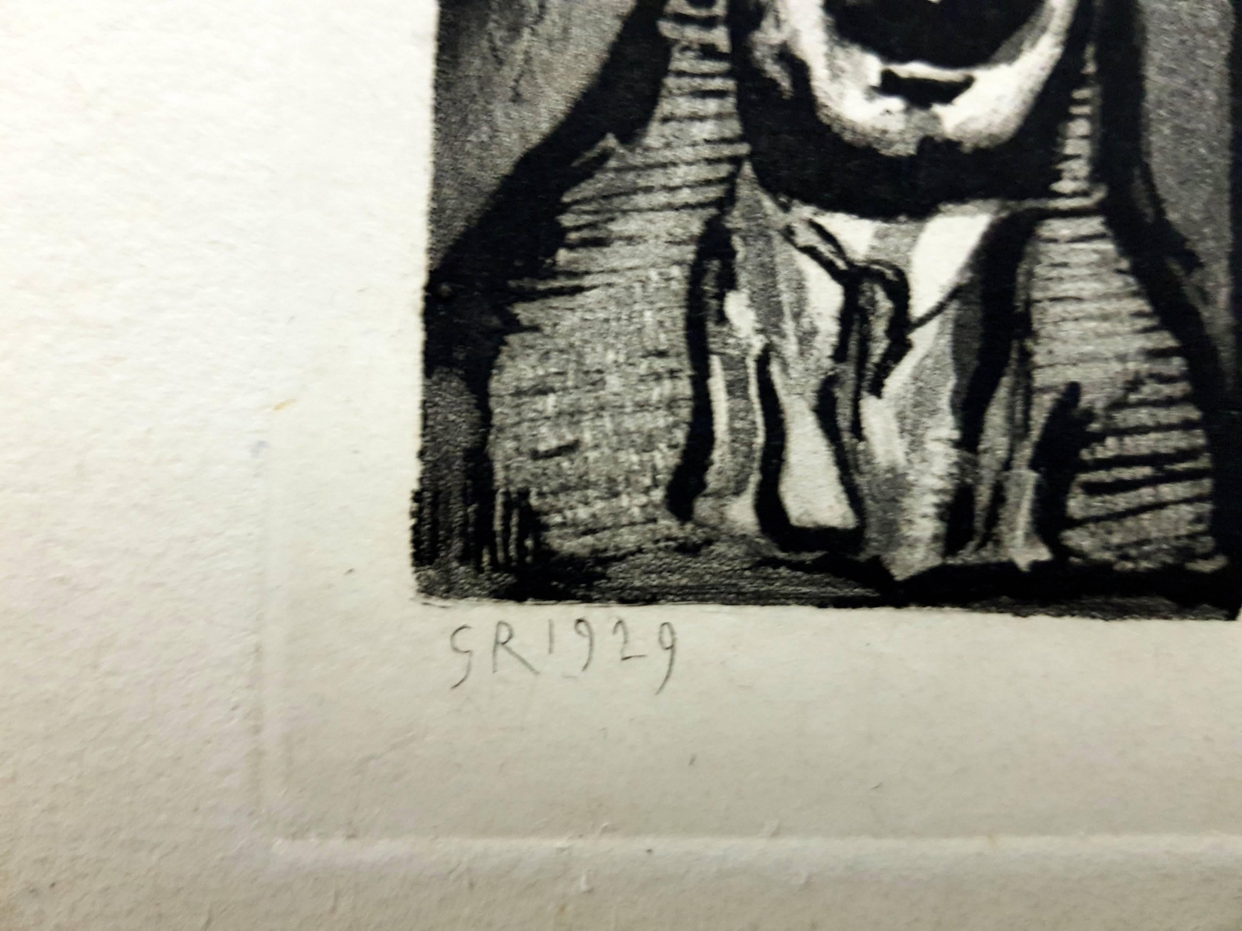 Georges Rouault - Georges Rouault - Original Engraving - Ubu the King ...