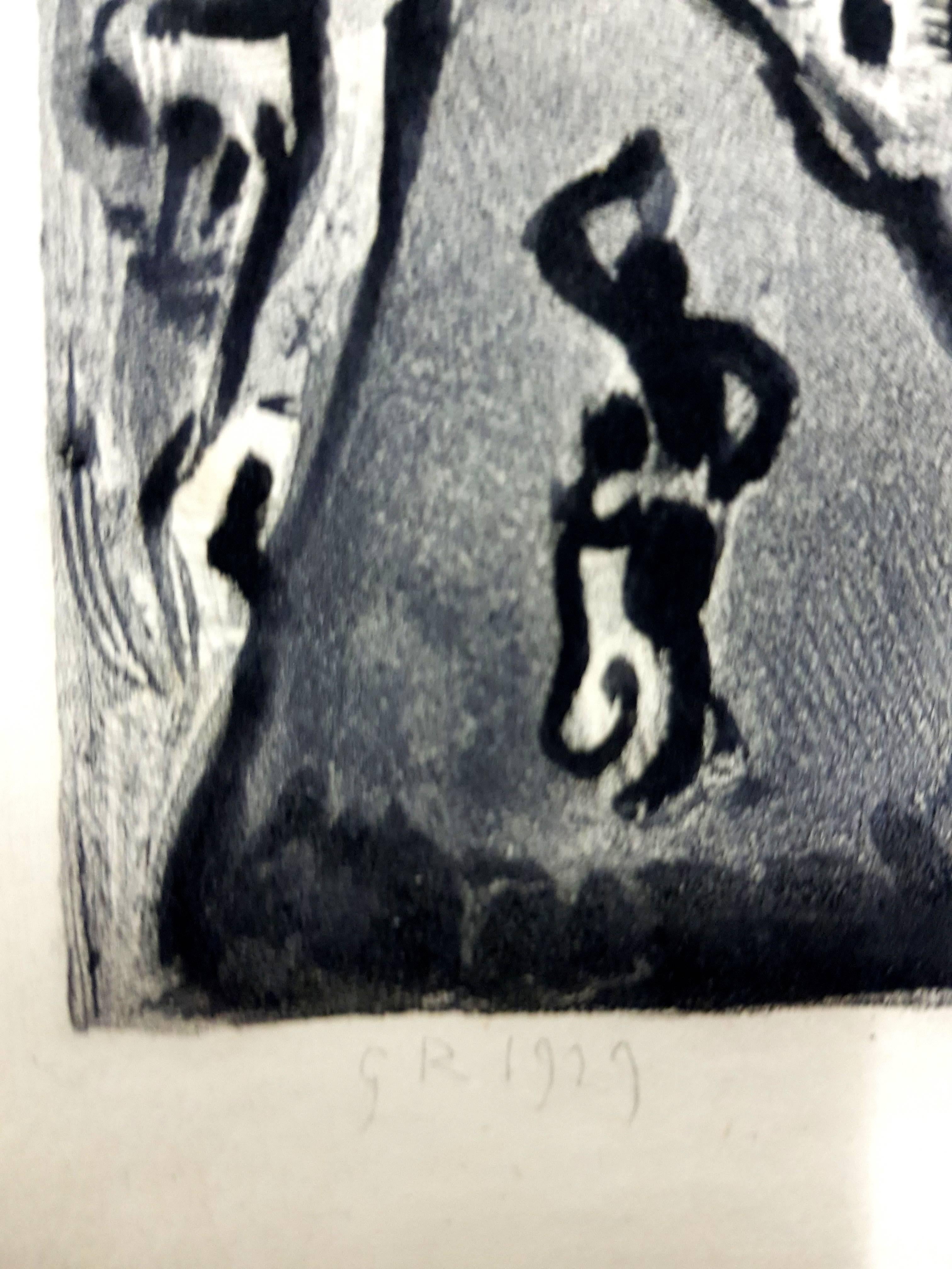 Georges Rouault - Georges Rouault - Original Engraving - Ubu the King ...