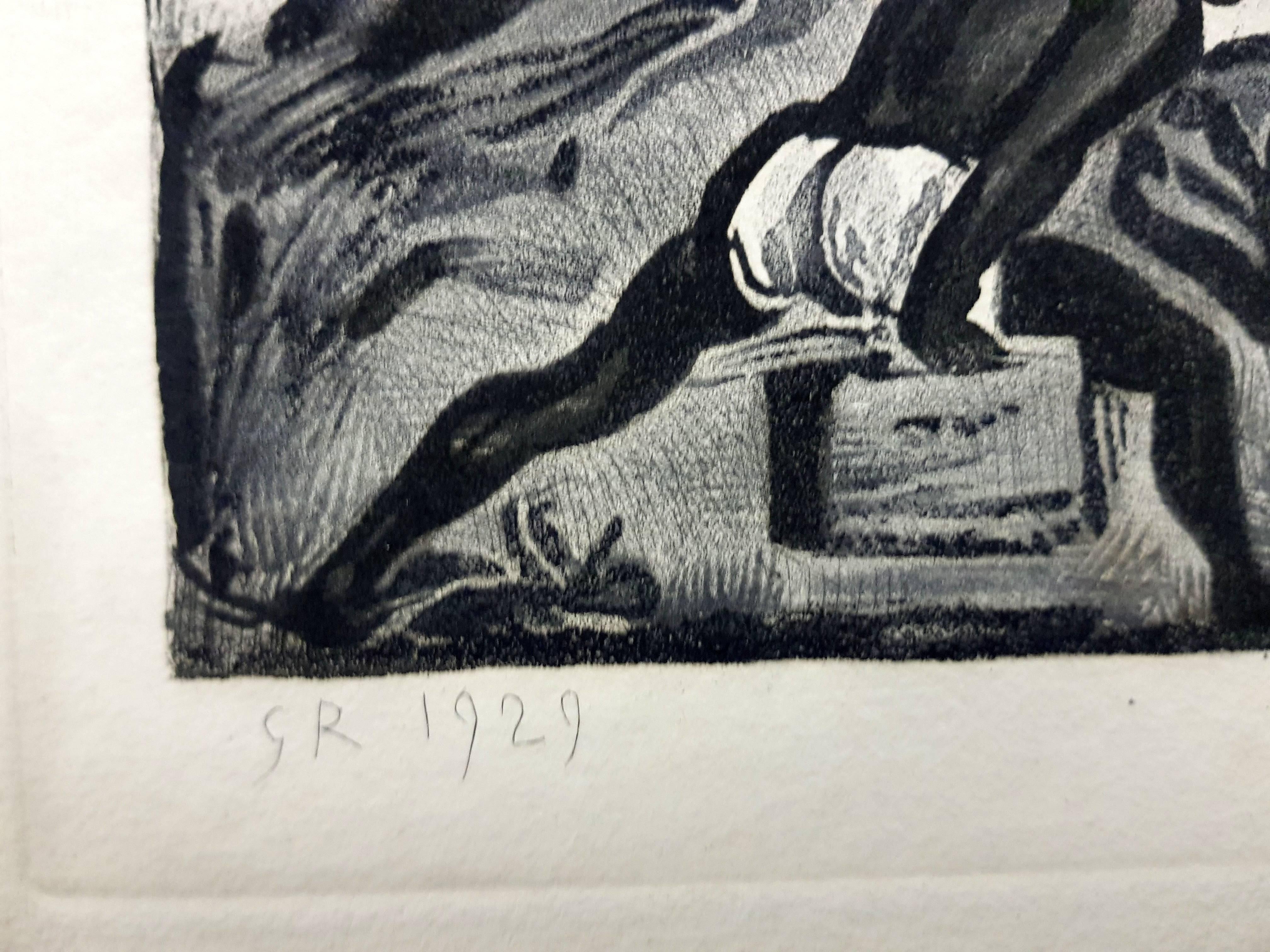 Georges Rouault - Georges Rouault - Original Engraving - Ubu the King ...