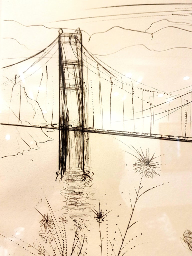Salvador Dalí­ - Salvador Dali - Golden Gate Bridge - Original ...