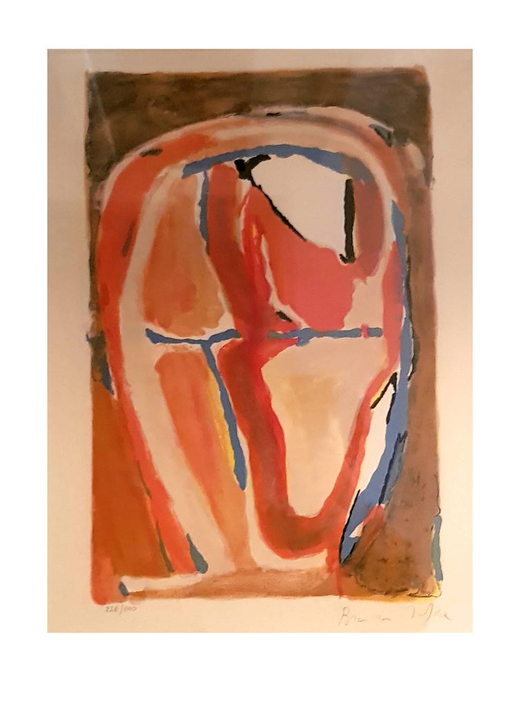 Bram Van Velde - Bram Van Velde - Signed Abstract Composition ...