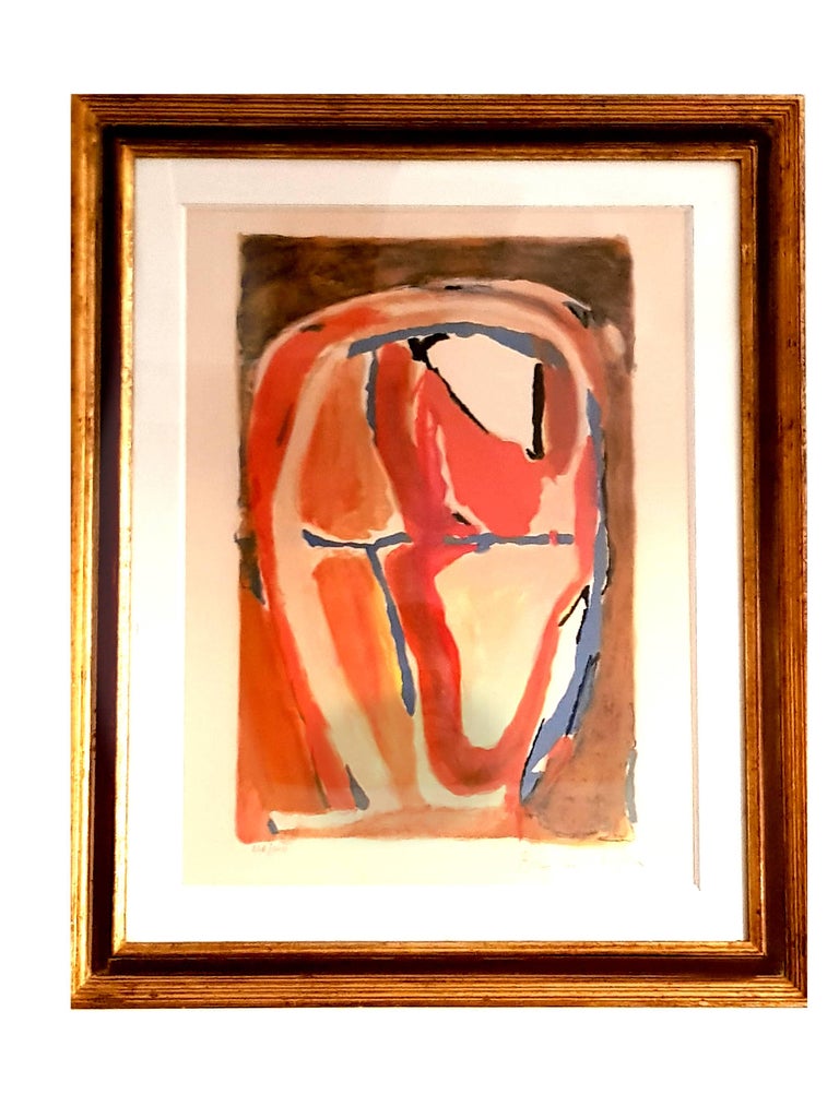 Bram Van Velde - Bram Van Velde - Signed Abstract Composition ...