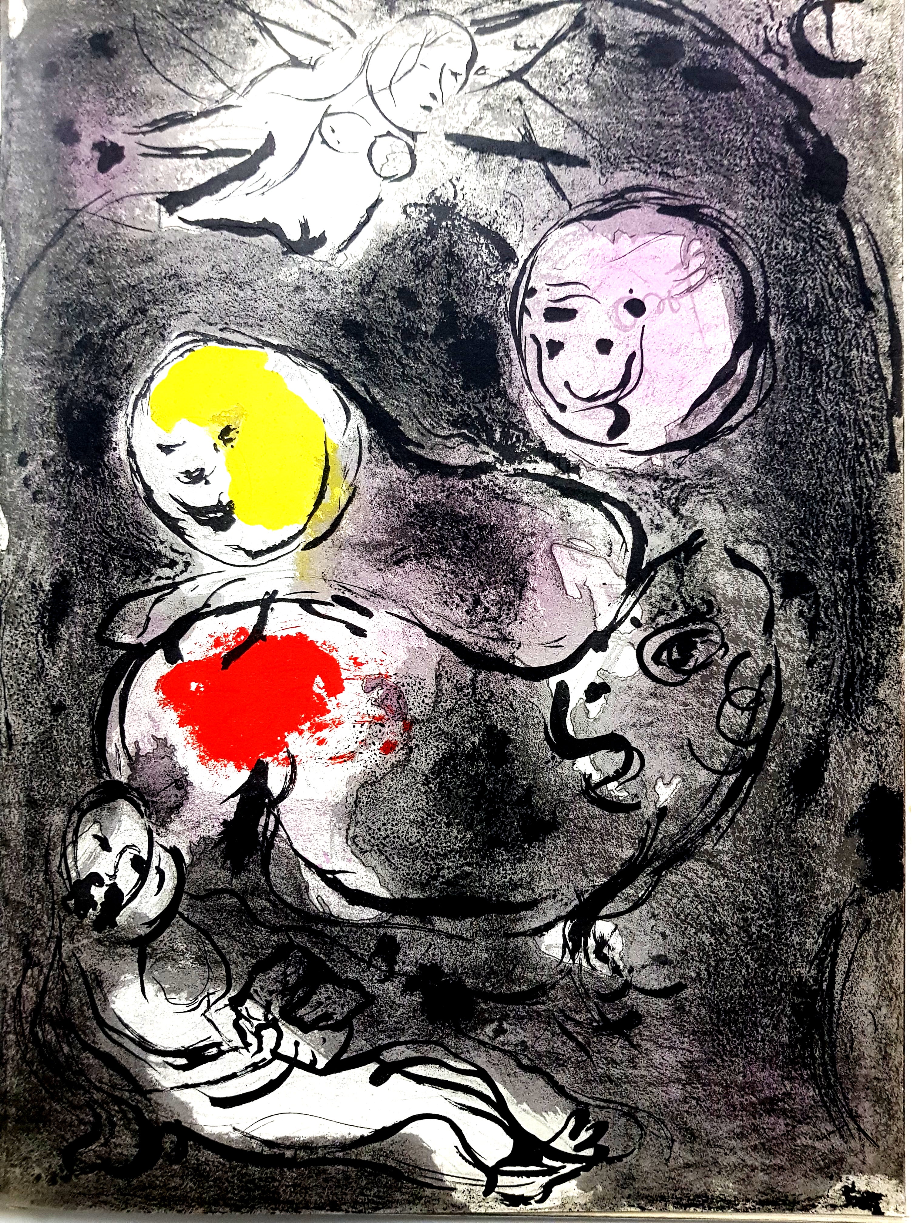 Marc Chagall - Marc Chagall - Moses with Tablets of Stone - Original ...