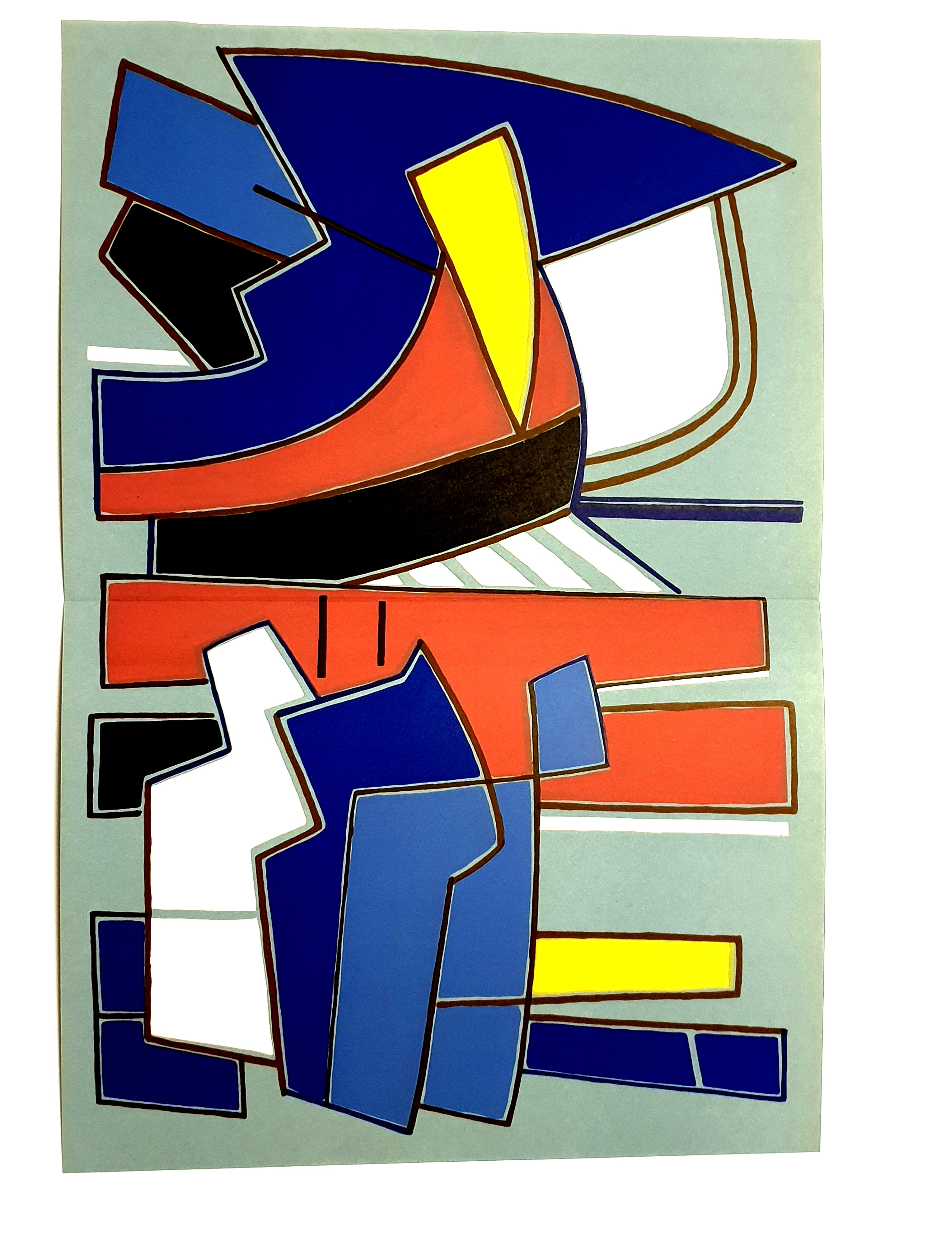 Alberto Magnelli - Abstract Composition - Original Lithograph by ...