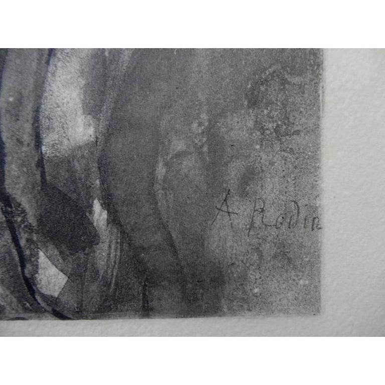 Auguste Rodin - Auguste Rodin - Le Combat - Original Engraving at 1stDibs