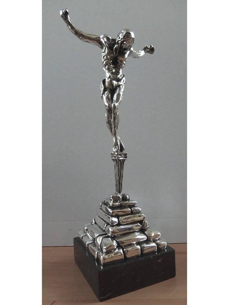Salvador Dalí - Salvador Dali - "Christ" - Solid Silver Signed ...
