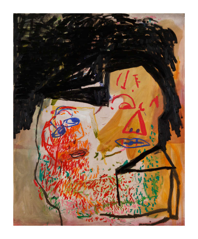 Enrico Riley - Abstract: Together, Into the Future, Lovers at 1stDibs