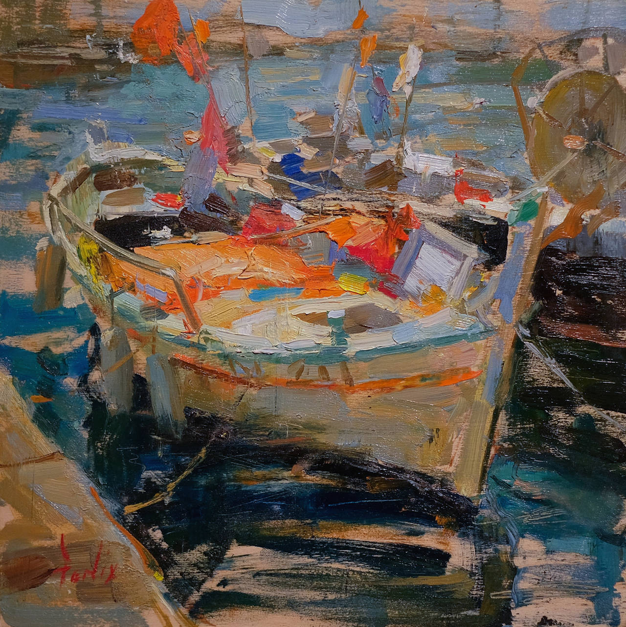 Derek Penix - Flags in Cassis at 1stDibs