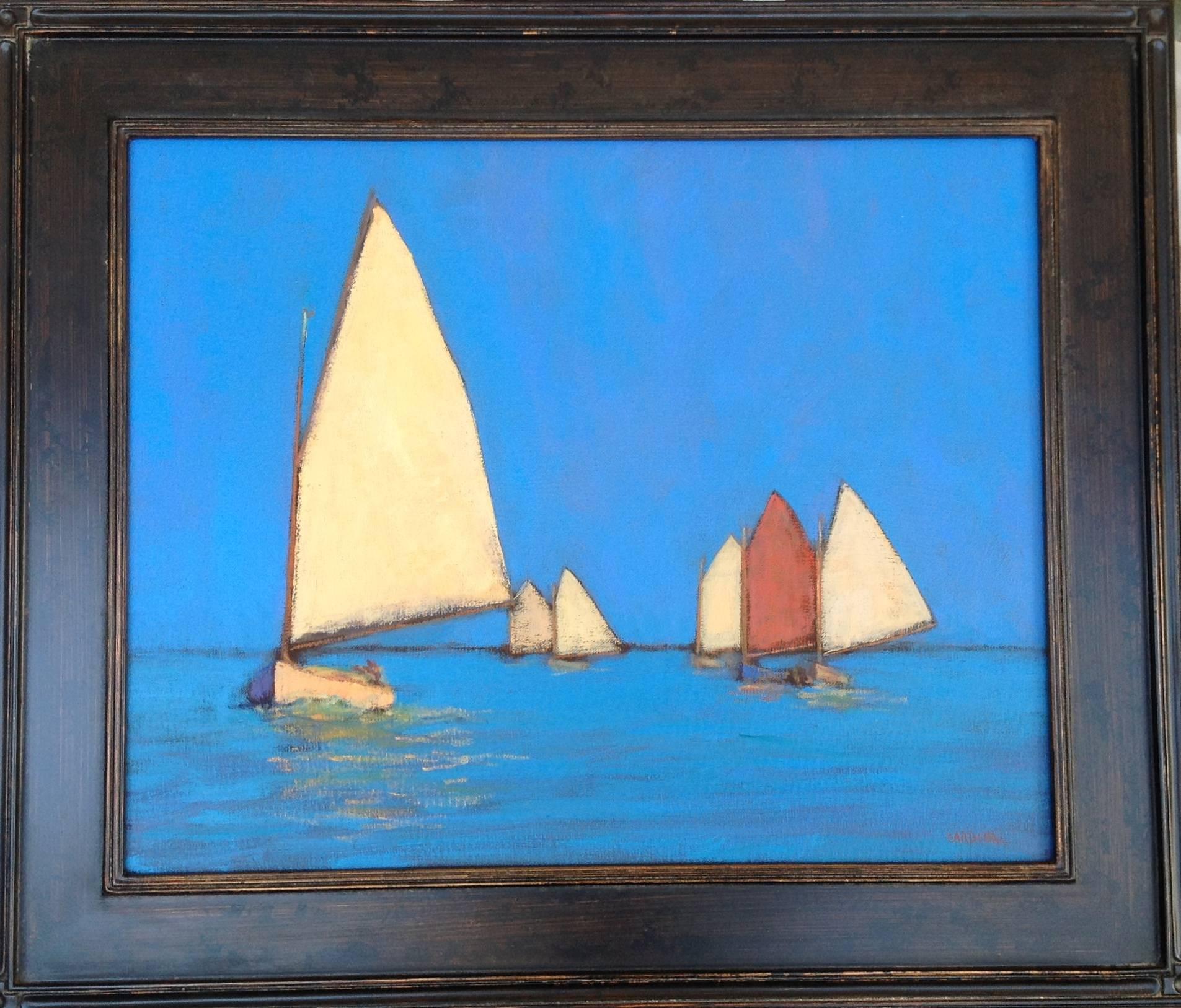 Robert Cardinal - Cat Boats at 1stDibs | robert cardinal paintings
