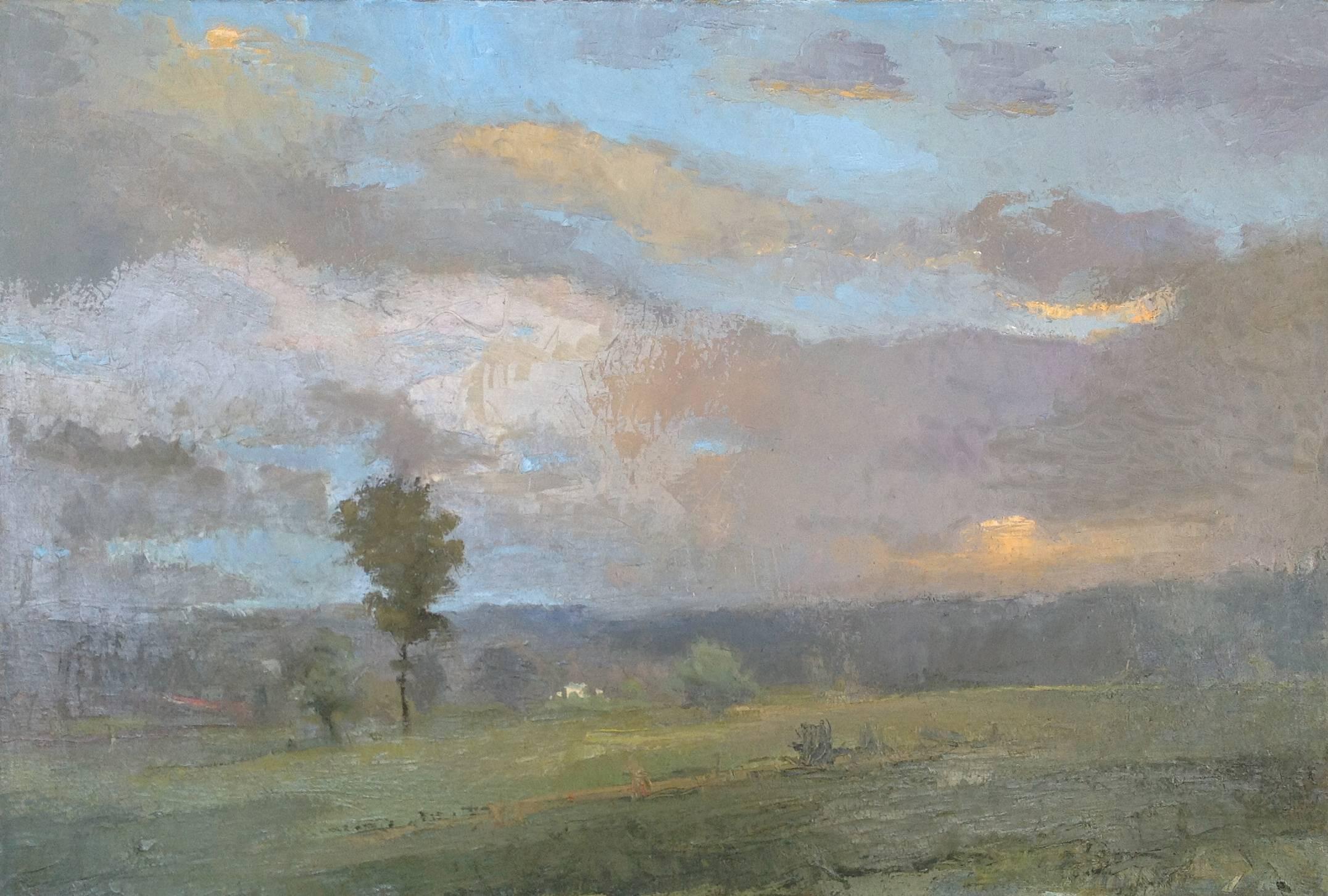 Max Decker - "Middle Road" oil painting of Martha's Vineyard landscape ...