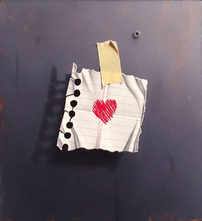 Otto Duecker - Blue Heart at 1stDibs