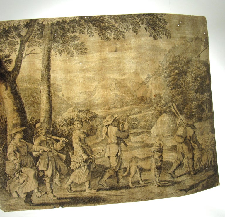 Claudine Bouzonnet-Stella - Music making Peasants returning Home ...