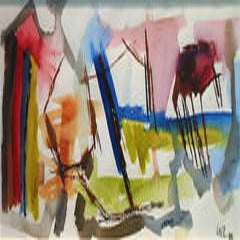 Keith Crown - Untitled (Abstract Landscape), 1977 For Sale at 1stdibs