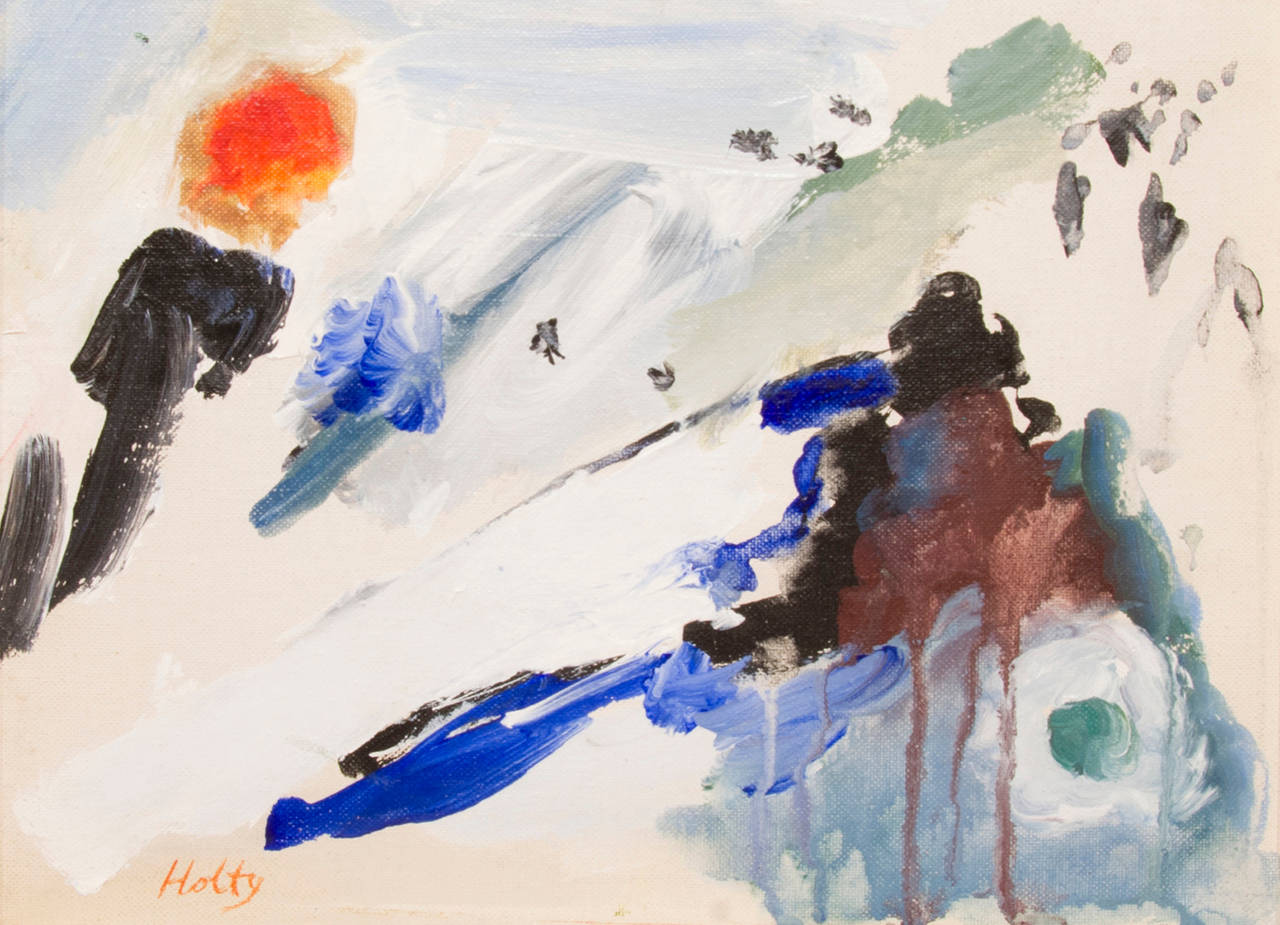 Carl Robert Holty - Female Bather by the Sea For Sale at 1stDibs