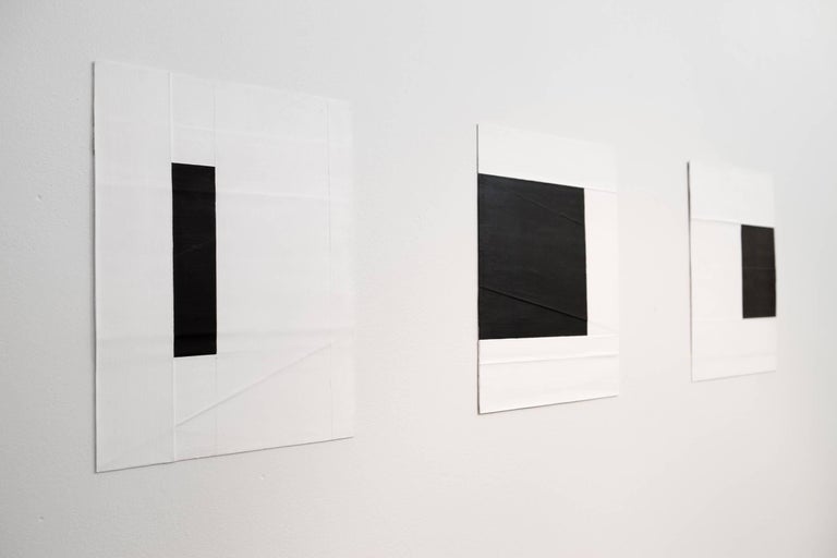 Deb Covell - Deb Covell, Submerged Square 1 to 3, acrylic paint ...