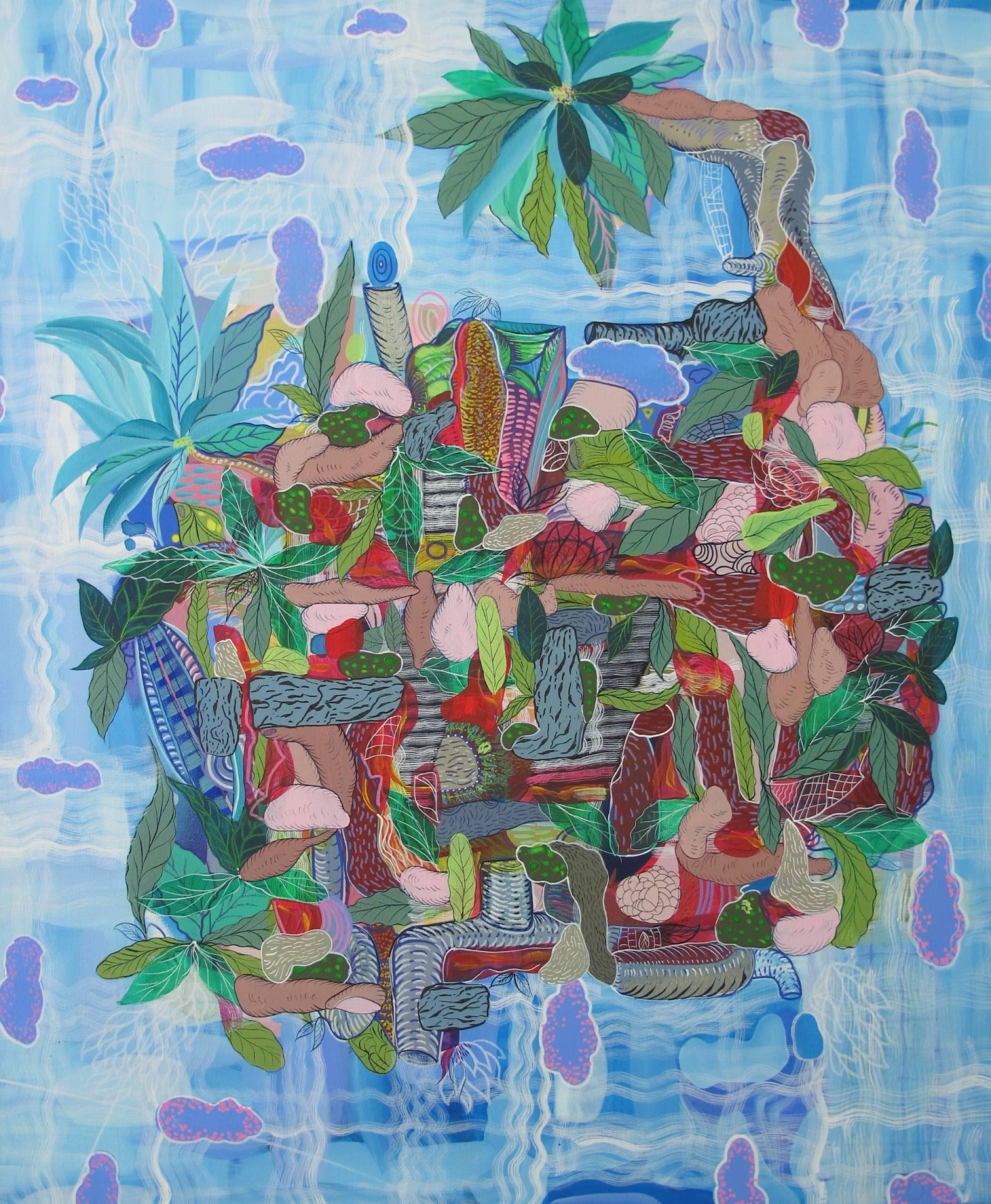 Charles Geiger - Charles Geiger, Hives and Combs, 2013, Cotton Canvas ...