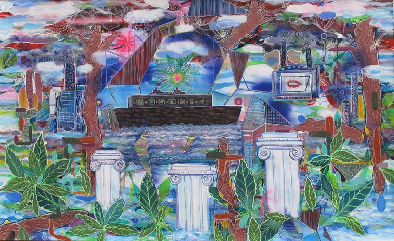 Charles Geiger - Charles Geiger, Ark, 2015, Paper, Gouache For Sale at ...