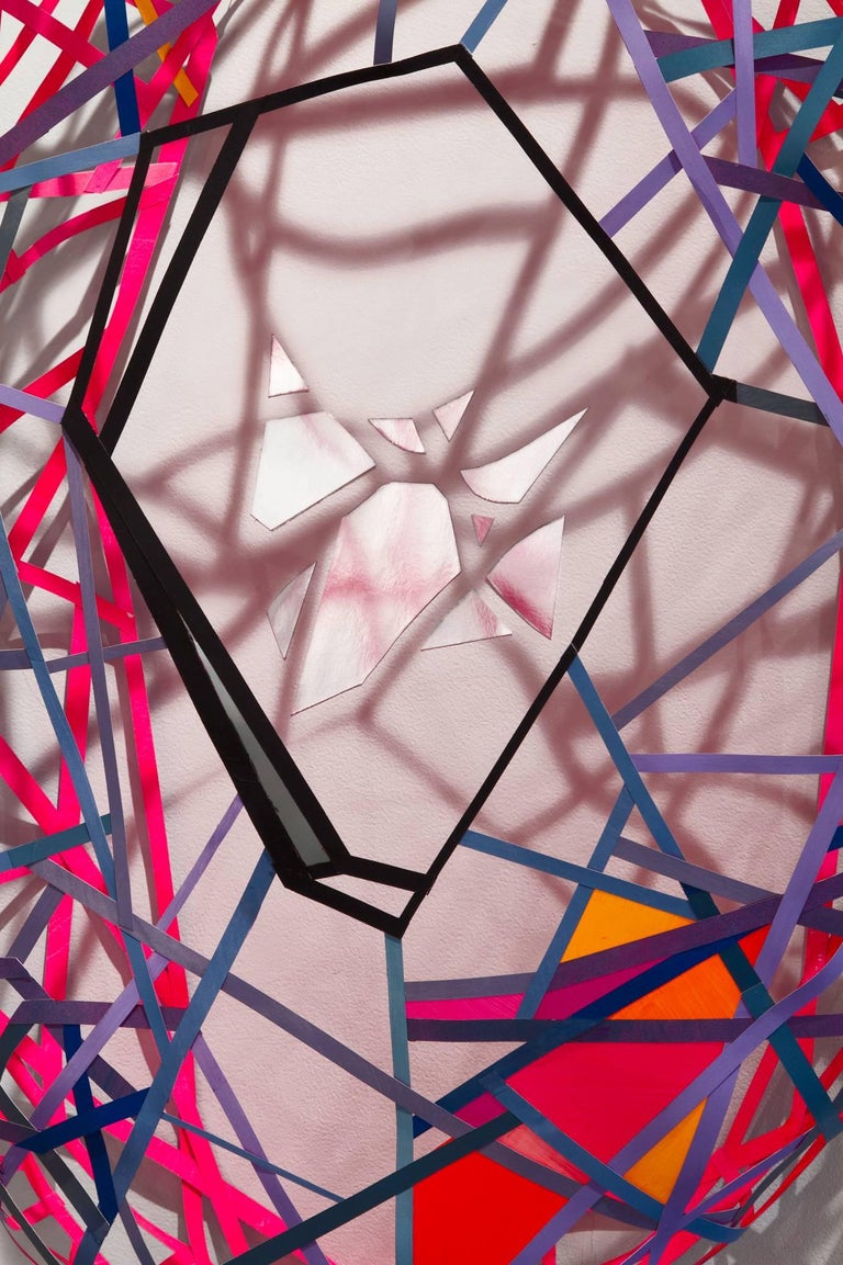 Joan Grubin - Joan Grubin, See-Through, 2018, Mylar, Paper, Acrylic ...