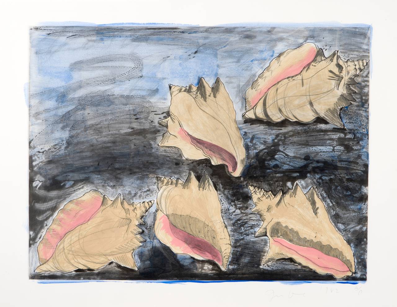 Jim Dine - Five shells at 1stDibs