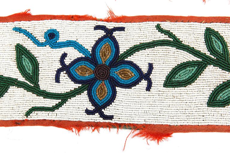 Unknown - American Indian Art, Pair Of Beaded Belts Cree Saskatchewan ...