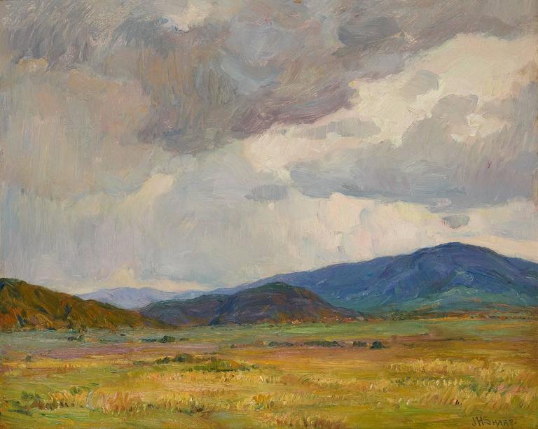 Joseph Henry Sharp - Storm Clouds, Taos Landscape at 1stDibs