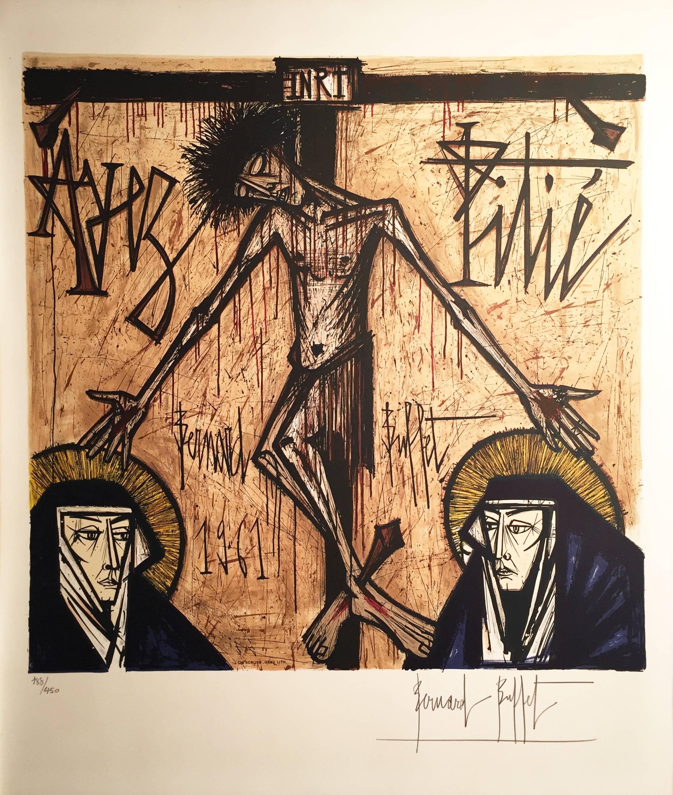 Bernard Buffet - Ayez Pitié The Christ INRI For Sale at 1stDibs | inri ...