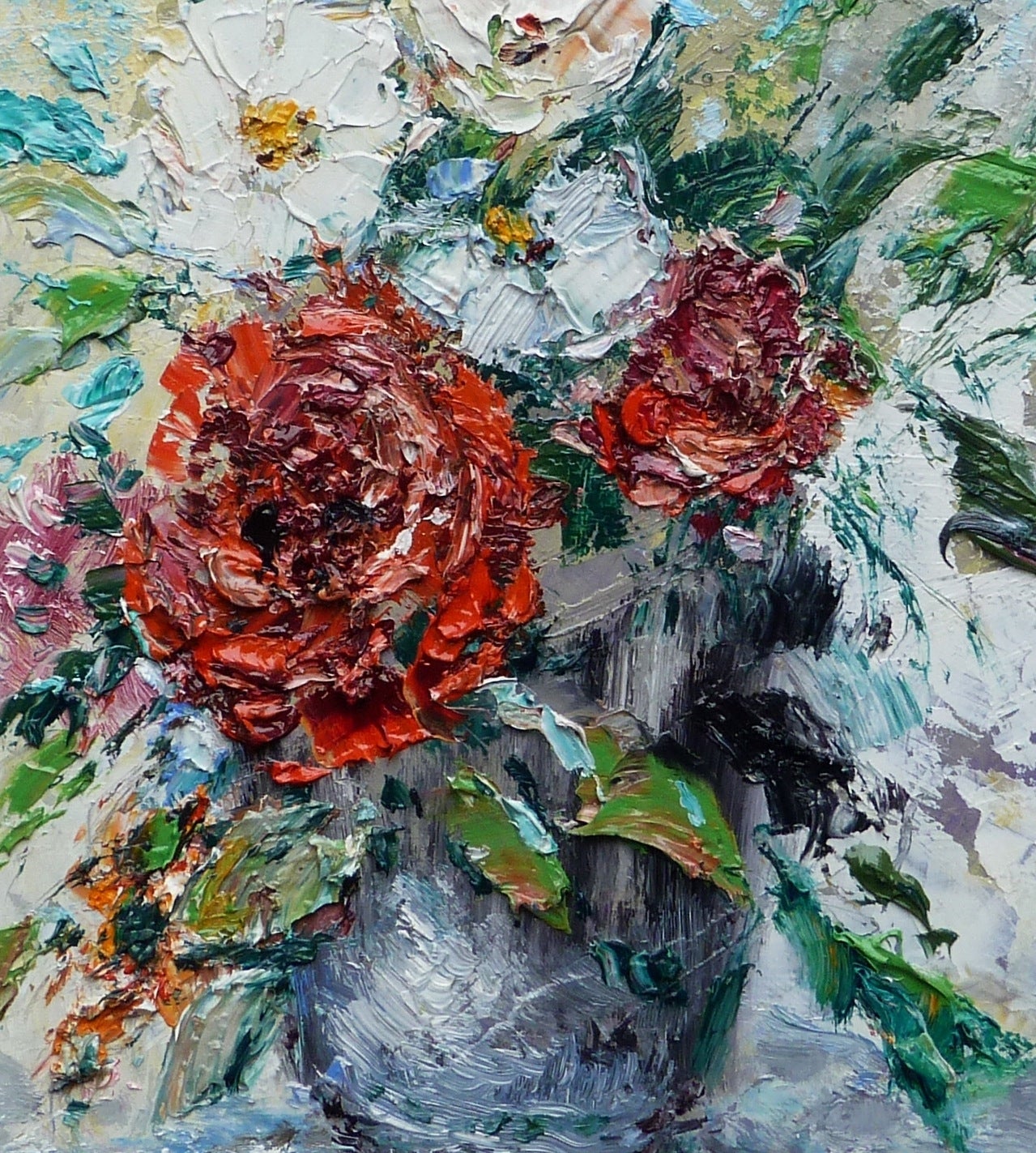 Willi Bauer - The Flowers For Sale at 1stDibs