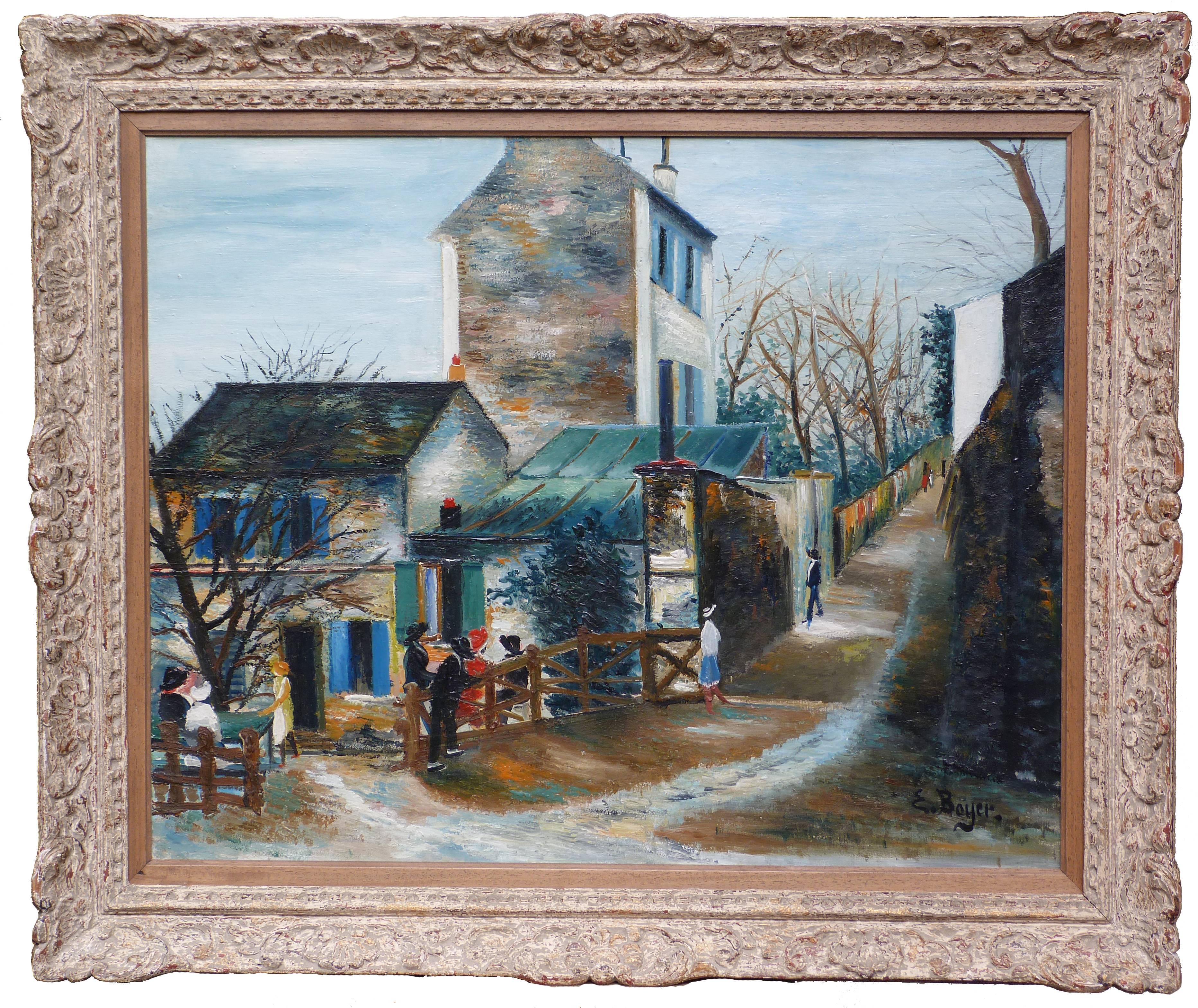 Emile Boyer - The Cabaret Le Lapin Agile in Montmartre Paris For Sale ...