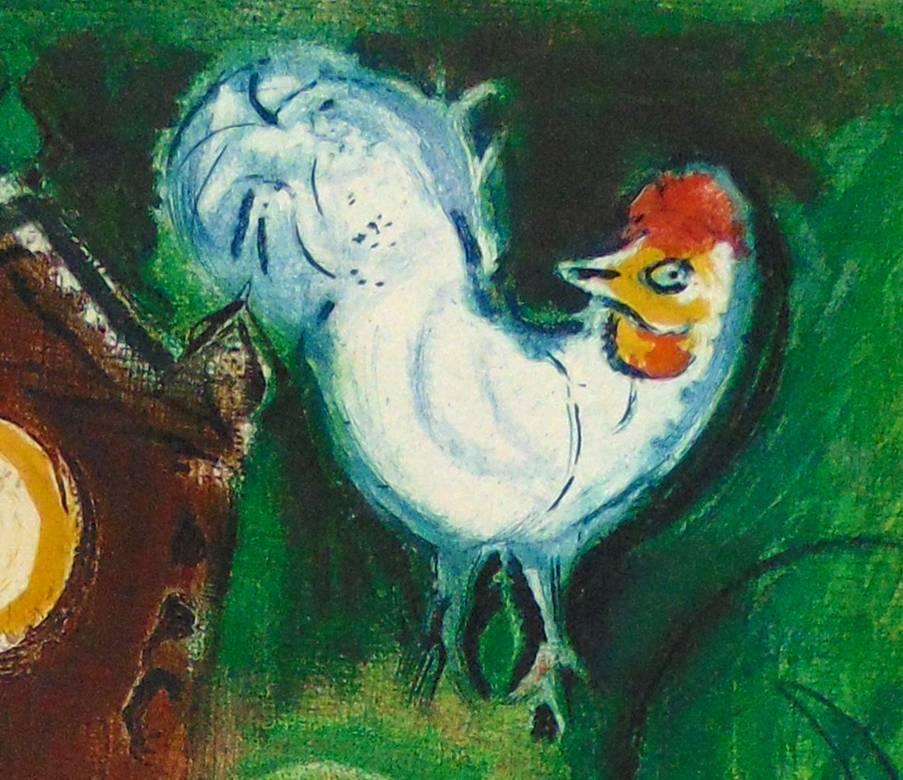 Marc Chagall - The Rooster and the Clock at 1stdibs