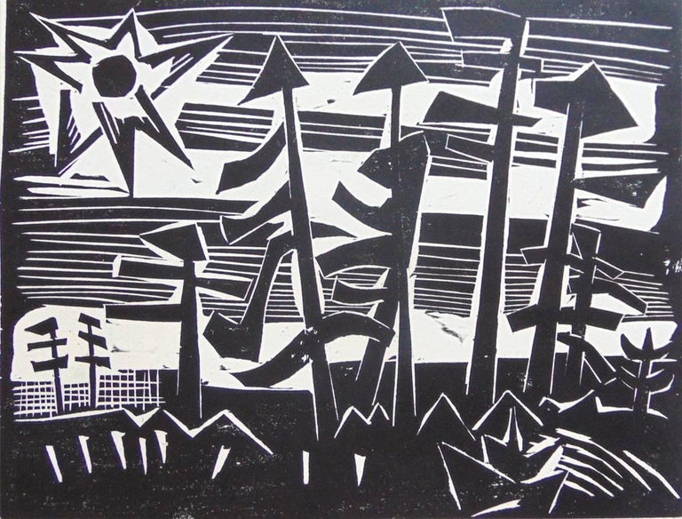 Karl Schmidt-Rottluff - Russian Forest For Sale at 1stDibs