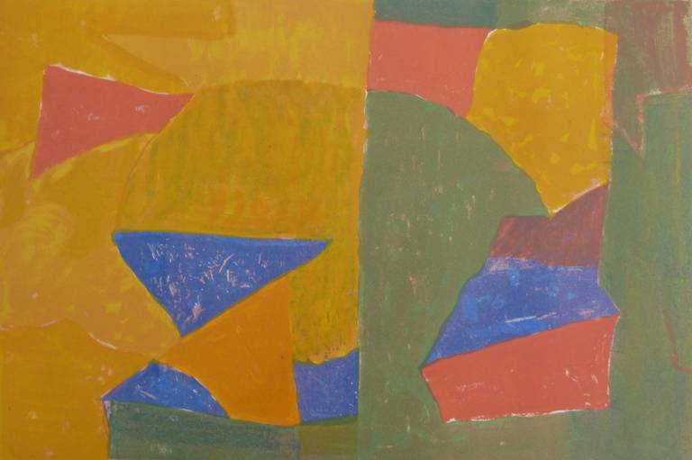 Serge Poliakoff - Composition in Yellow, Green, Blue, and Red For Sale ...