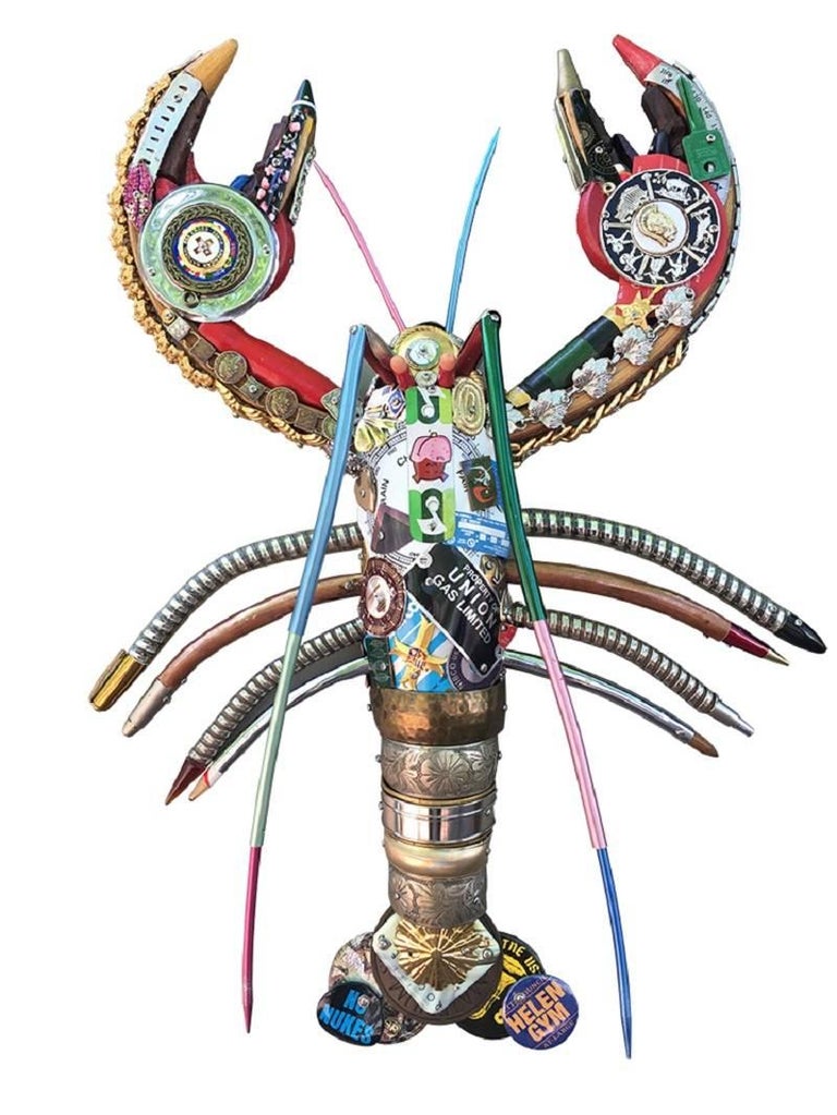 Leo Sewell - Duck, Mixed Media Sculpture For Sale at 1stdibs