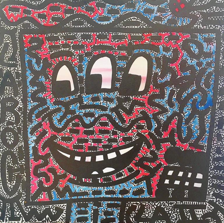 LA II (Angel Ortiz) - Three-Eyed Face at 1stDibs