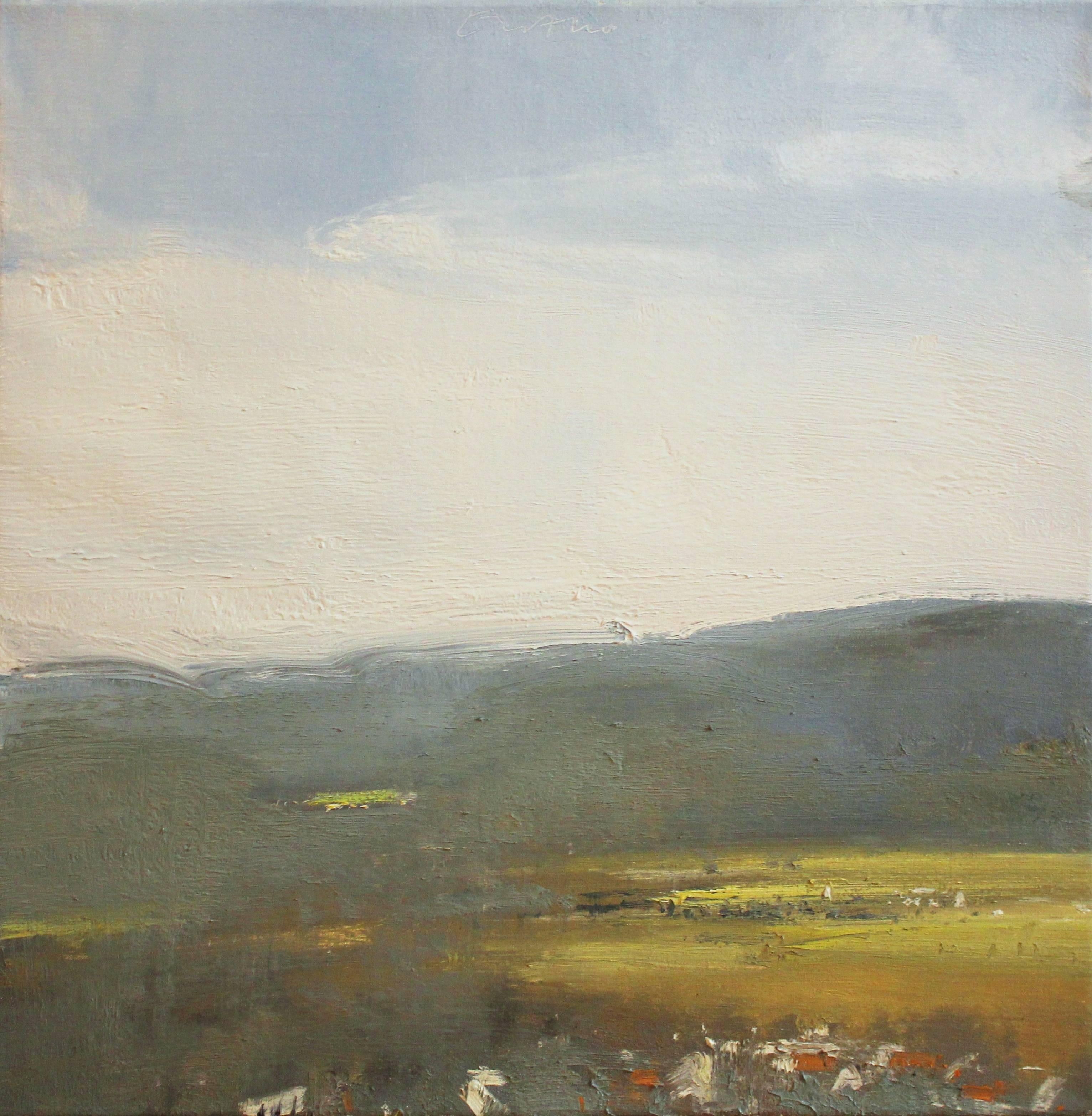 Eric Aho - "Long Meadow No. 2" Eric Aho Landscape Painting For Sale at ...