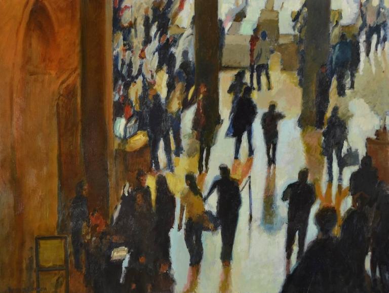 Dean Larson - Down the Great Staircase, Framed For Sale at 1stDibs