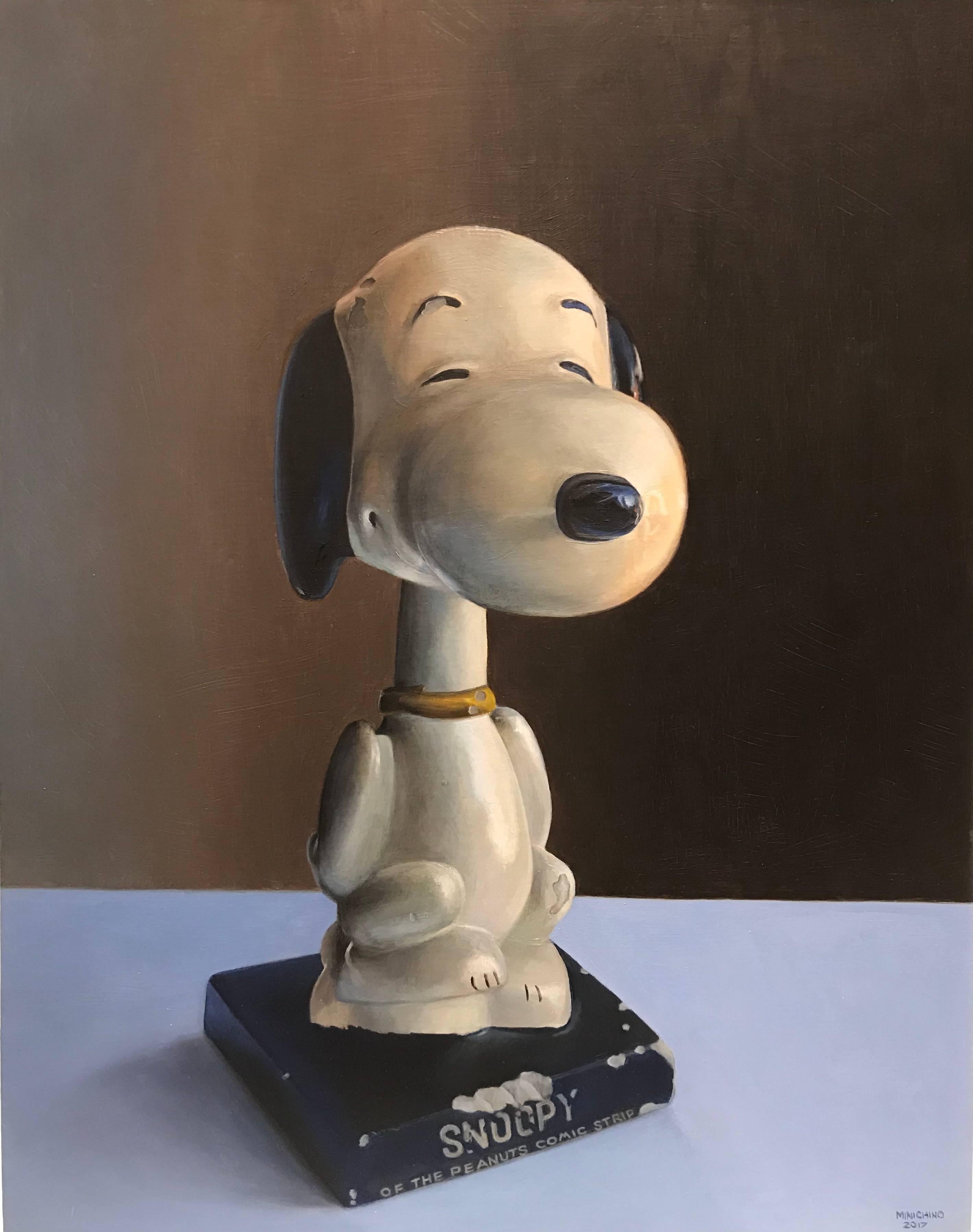 Gina Minichino - Snoopy Bobblehead, Framed For Sale at 1stDibs | snoop ...