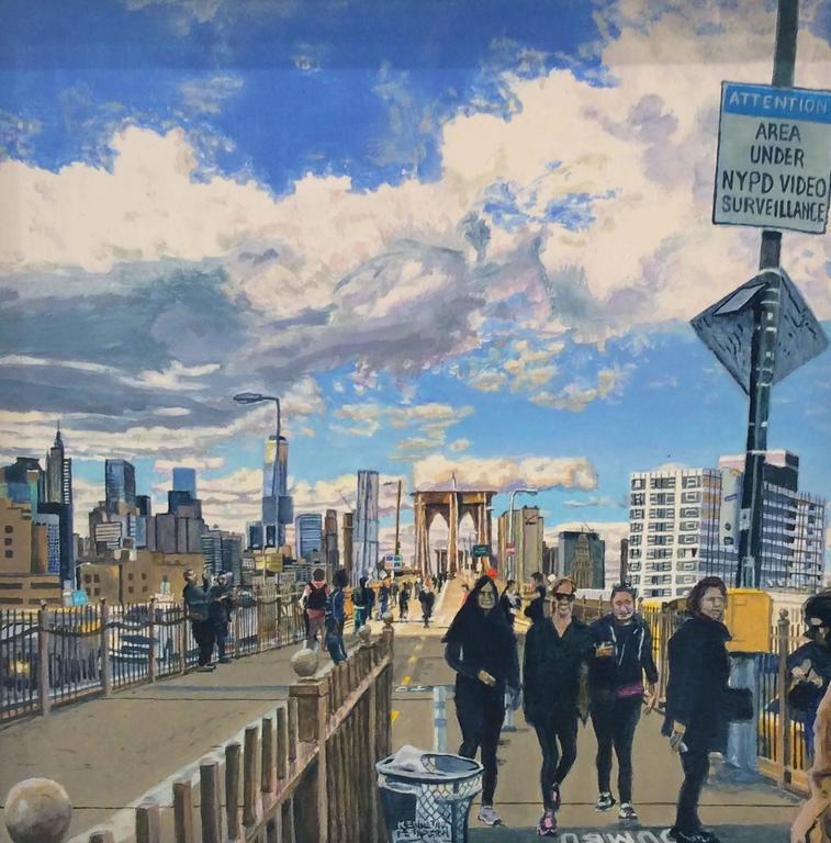 Kenneth Templeton - Stepping Into Dumbo, Framed For Sale at 1stDibs