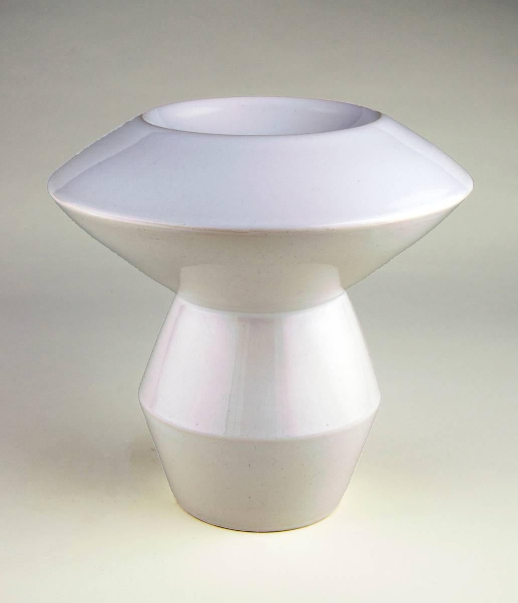 Eric Boos - "White Geometric Bowl" For Sale at 1stDibs