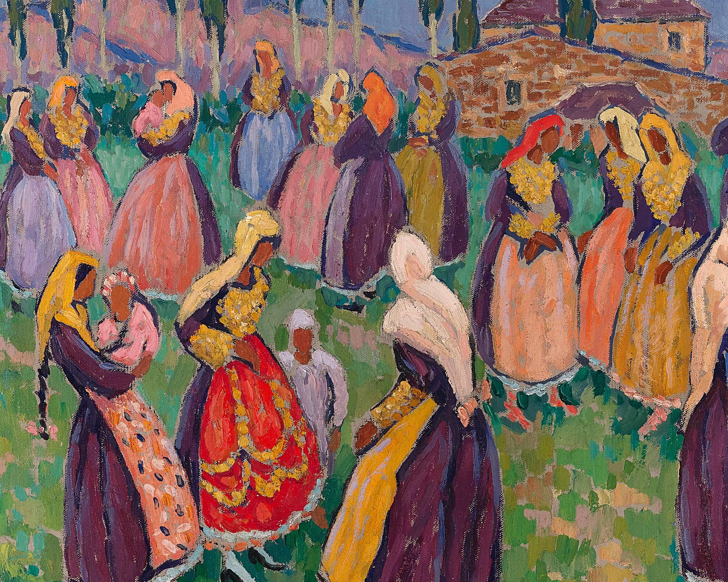 Jacques Martin-Ferrières - Folk Dancers at 1stDibs