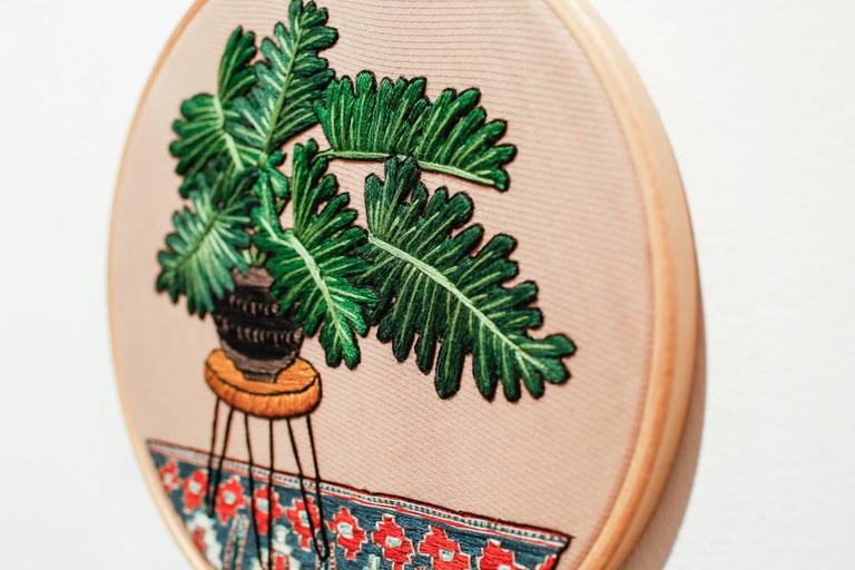 Sarah K. Benning - Elephant Ear + Rug For Sale at 1stDibs