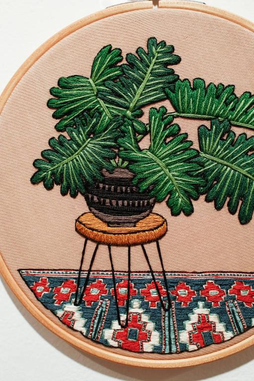 Sarah K. Benning - Elephant Ear + Rug For Sale at 1stDibs