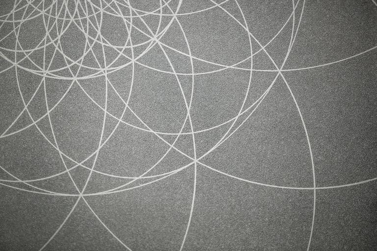 Chad Lassin - Toroidal in Silver Pearl and Mica at 1stDibs