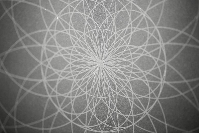 Chad Lassin - Toroidal in Silver Pearl and Mica at 1stDibs